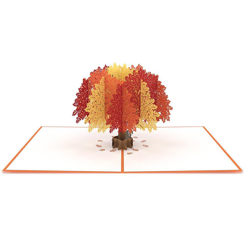 Mighty Oak Tree 3-D Pop-up Card | The Gifted Tree