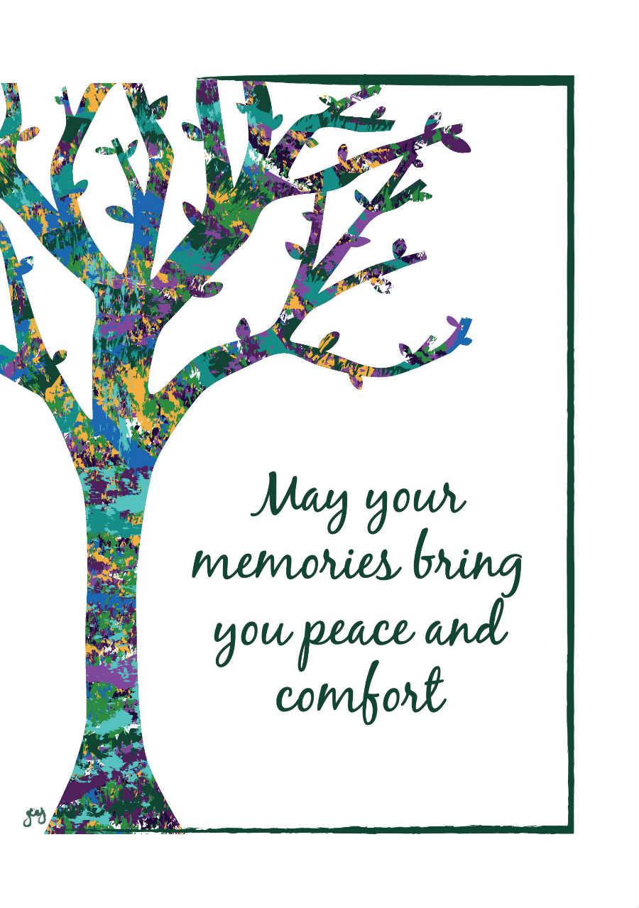 Memorial Digital eCard -“May Your Memories …” | The Gifted Tree